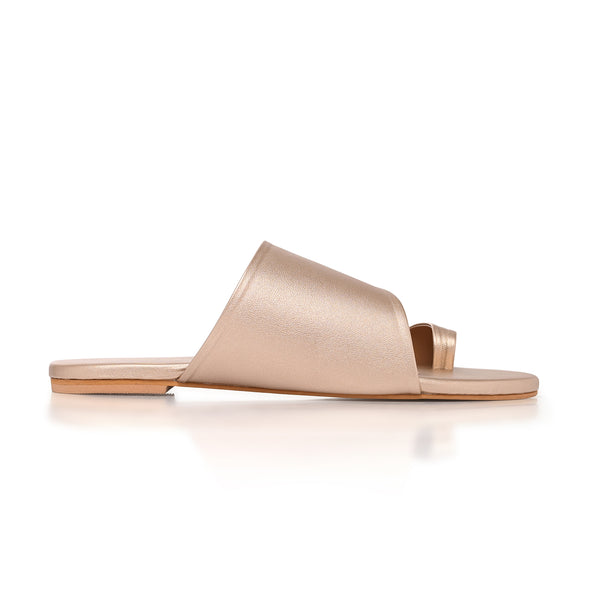 Muted Gold toe ring flats – Dip Your Toes